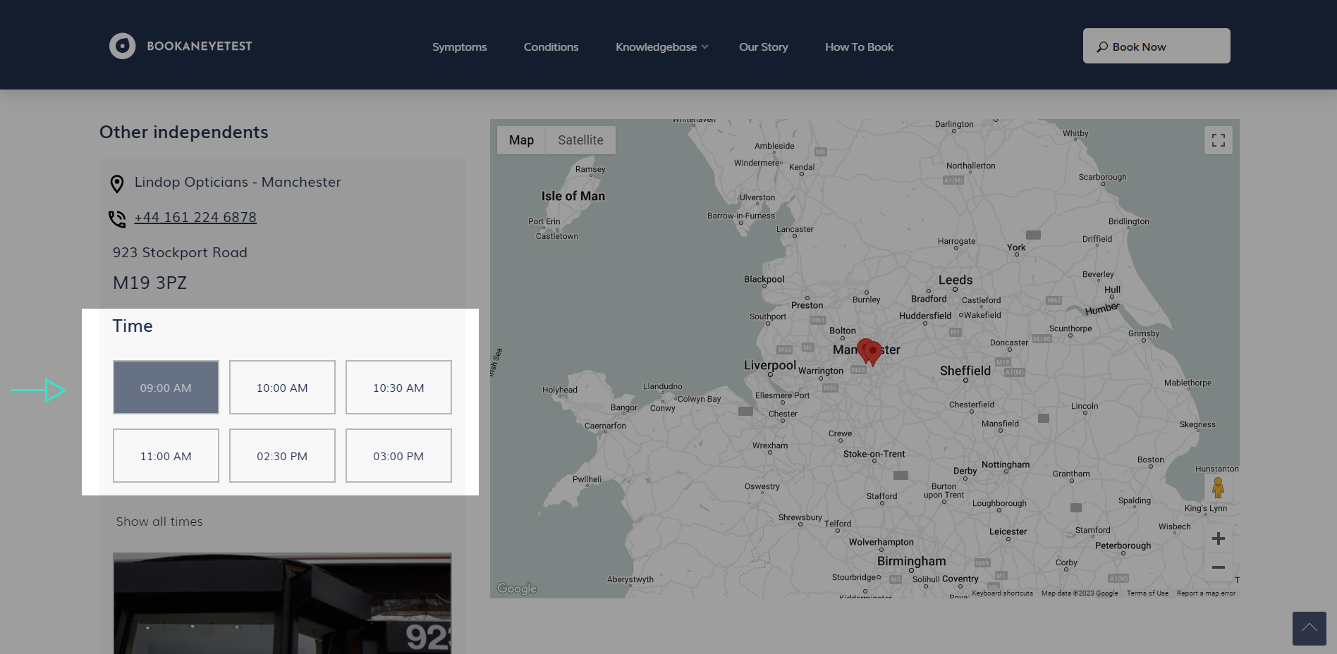 Make An Appointment At Your Local Opticians via Book An Eye Test