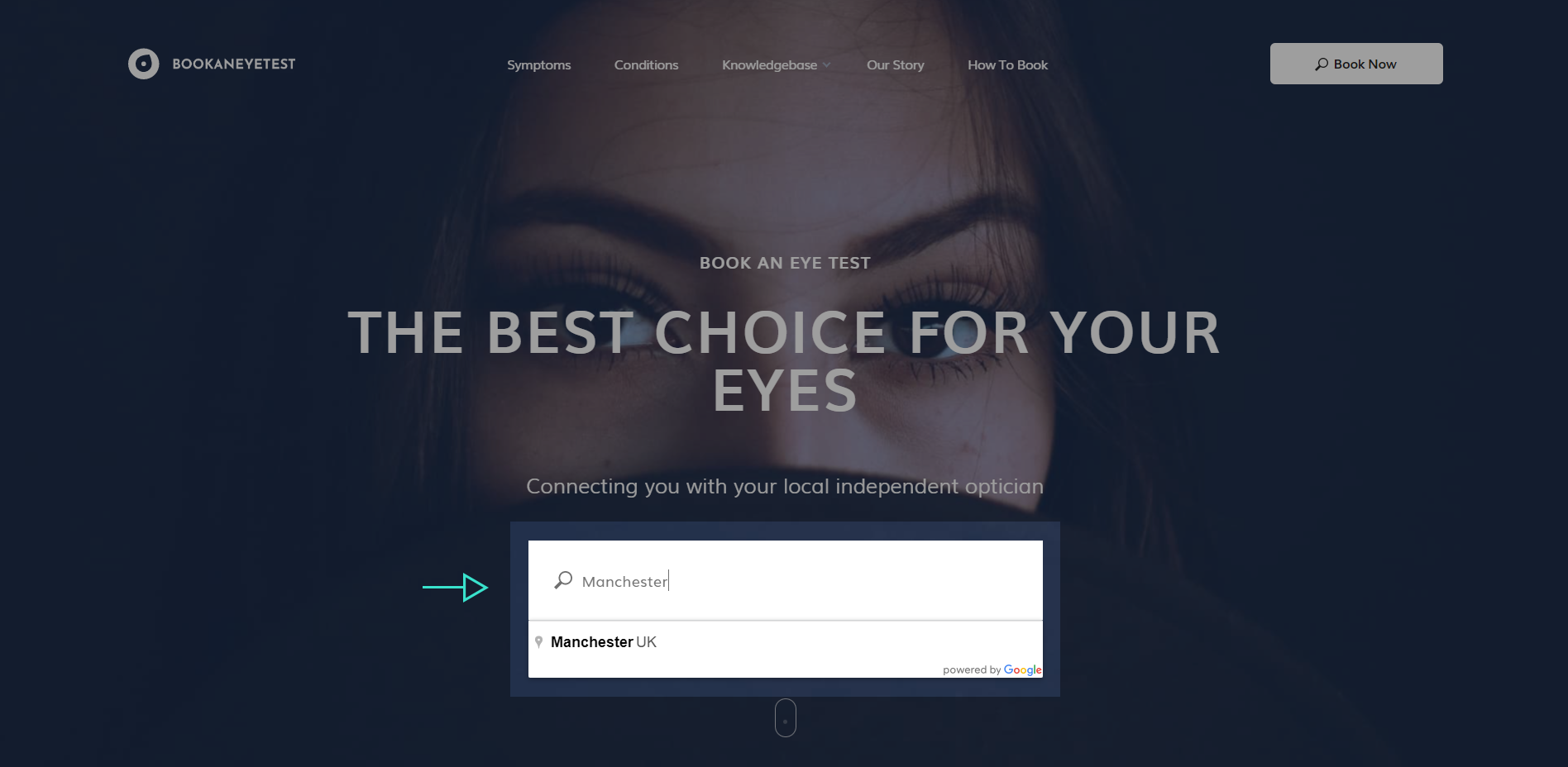 Make An Appointment At Your Local Opticians via Book An Eye Test
